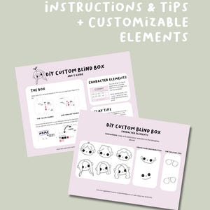 Printable DIY Blind Box Template | Personalized Gift - Etsy