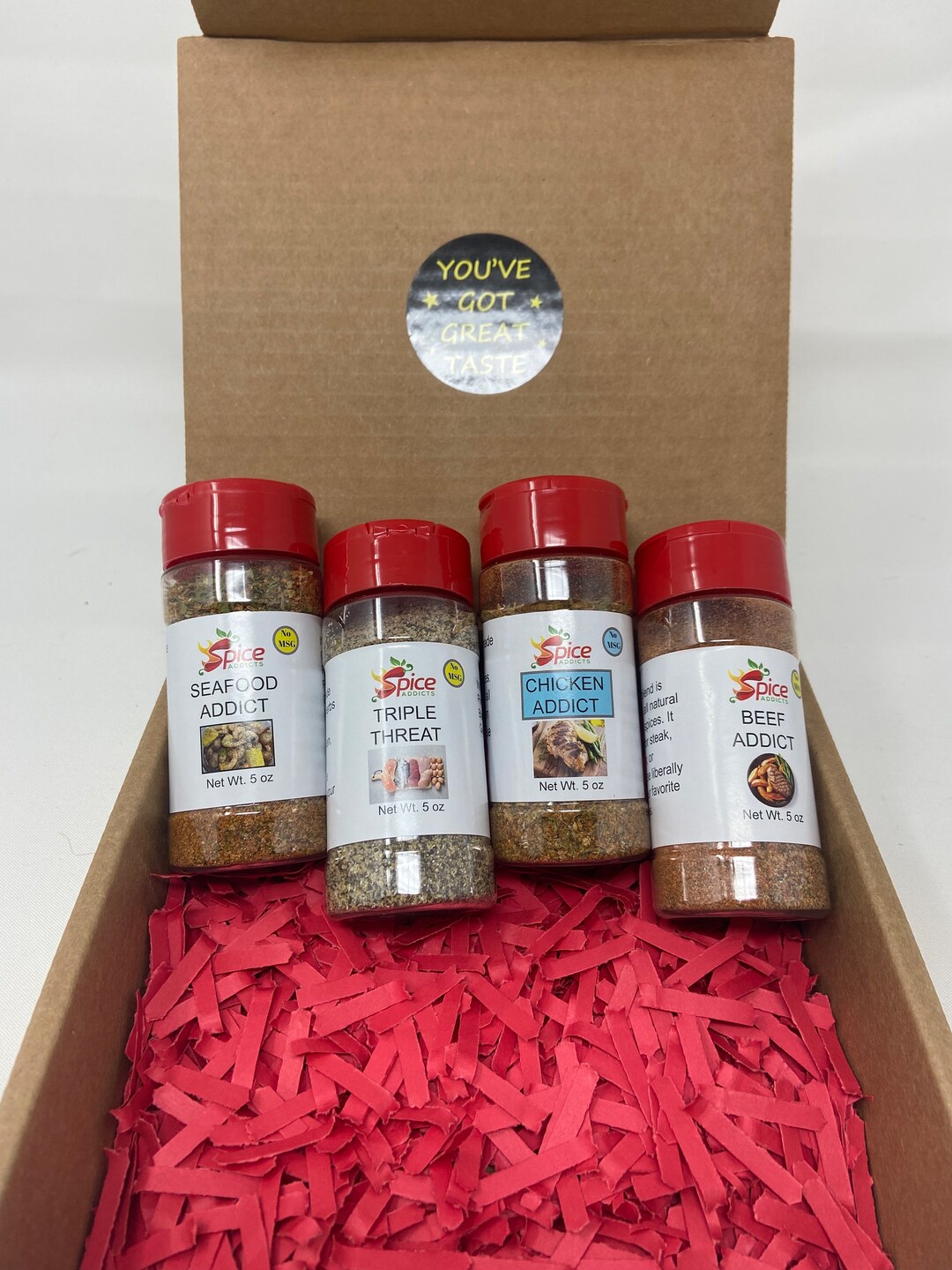 FOOD Variety Seasoning Gift Set! 4 Piece Set, Kitchen Essentials Pack ...