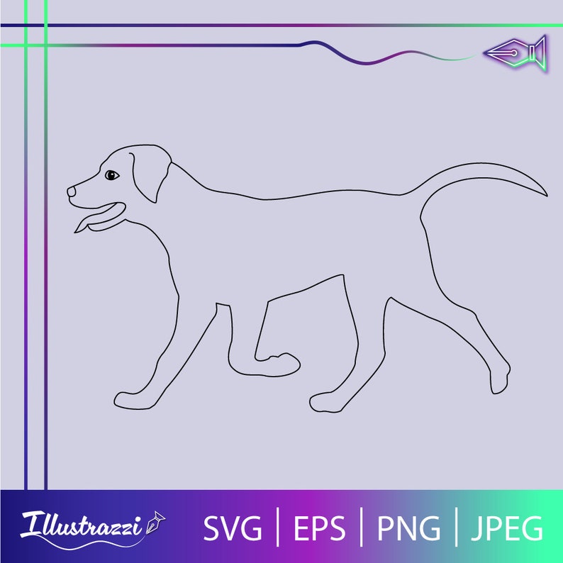 Black Dog Running SVG Bundle, Dog Running Silhouette Cut File, Dog ...