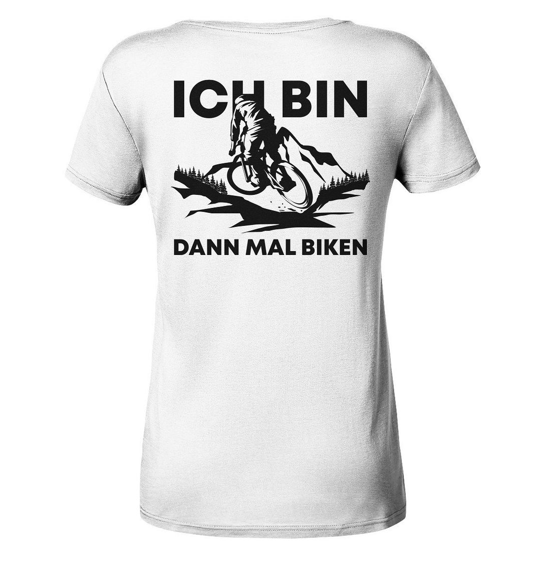 I'm Biking Ladies Organic Organic T-shirt Bicycle Shirt Bike Tshirt ...
