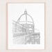 Florence Italy Drawing | Santa Maria Della Fiore Drawing | Duomo ...