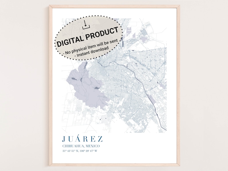 Juarez Mexico Map Printable, Juarez Mexico, Mexico Map, Cd Juarez Map ...