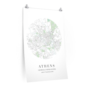 Athens Georgia Map, Map of Georgia | Map of Downtown Athens Ga | Ga Map ...