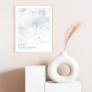 Map of Ojai California, Map of Ojai and Surrounding Area, Street Map of ...