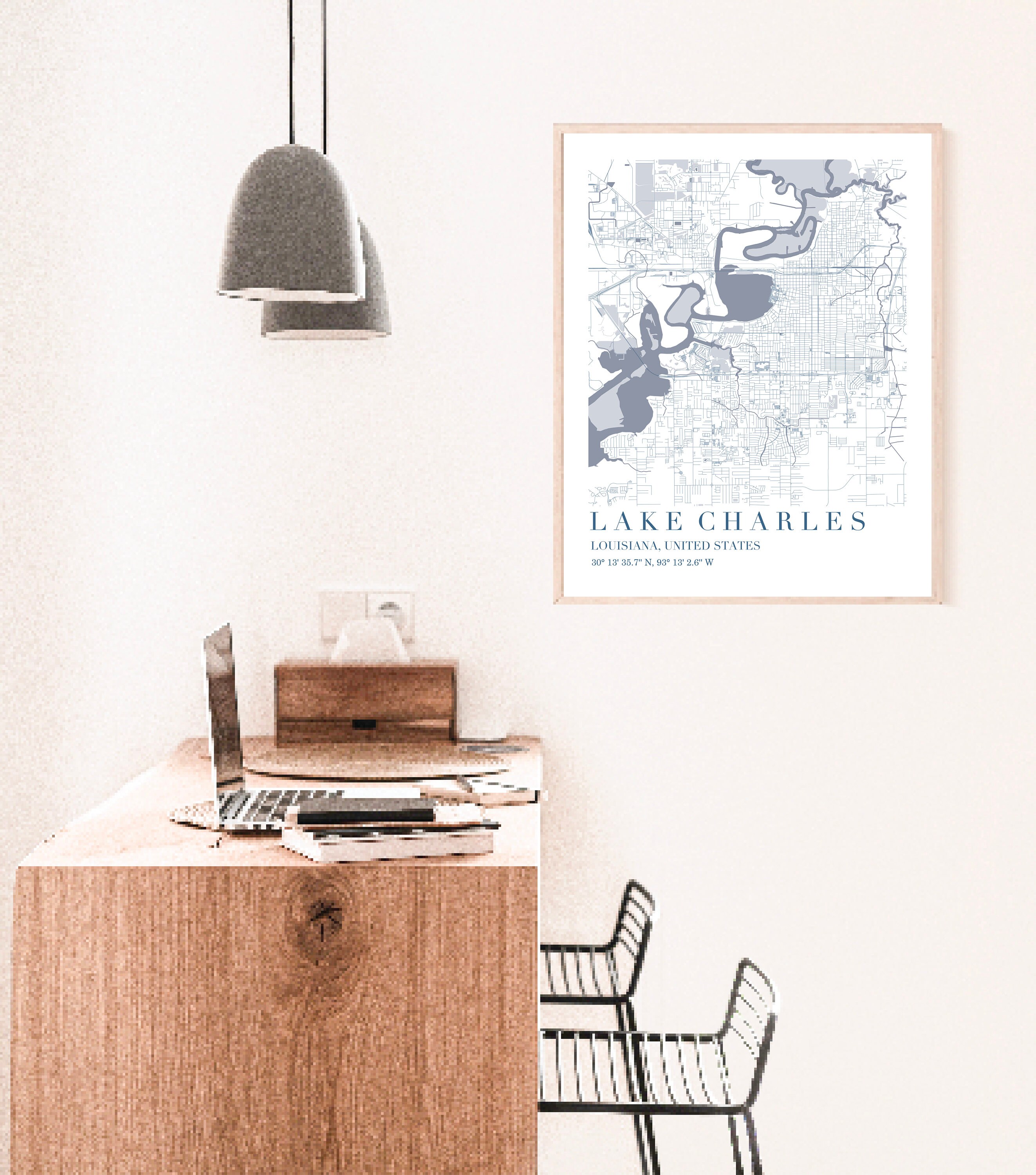 Lake Charles Map Printable, Lake Charles Maps, Downtown Lake Charles ...