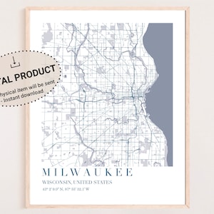 Printable Map of Milwaukee, Detailed Map of Milwaukee, Map of Milwaukee ...