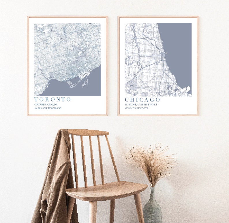 Toronto Map Download Downtown Toronto Map Toronto Map Pdf - Etsy