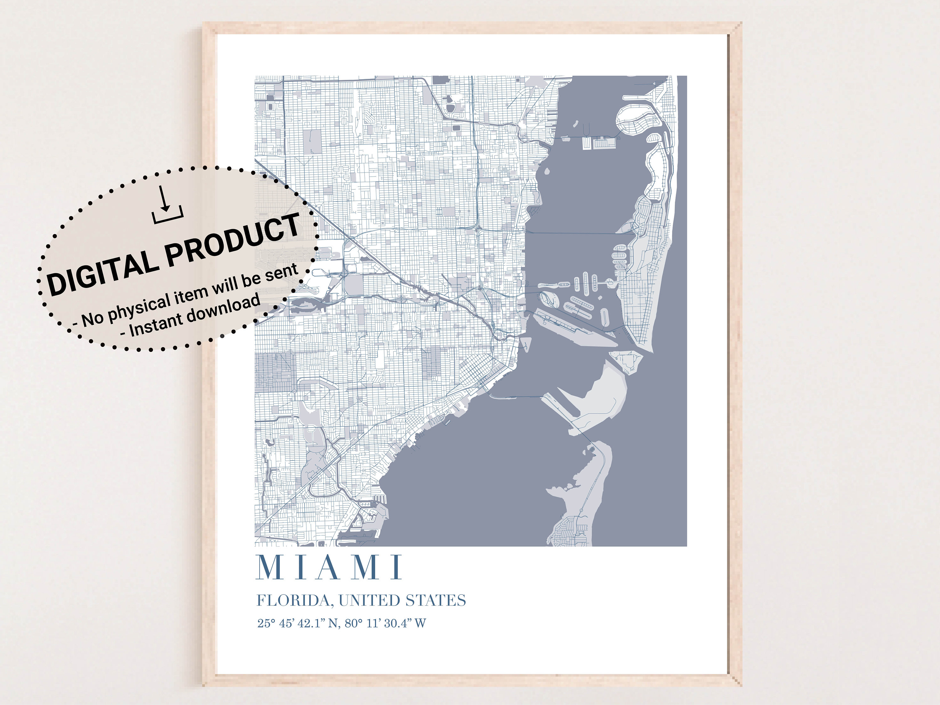 Map of Miami Beach, Florida Map, Printable Map of Miami Beach, Miami ...