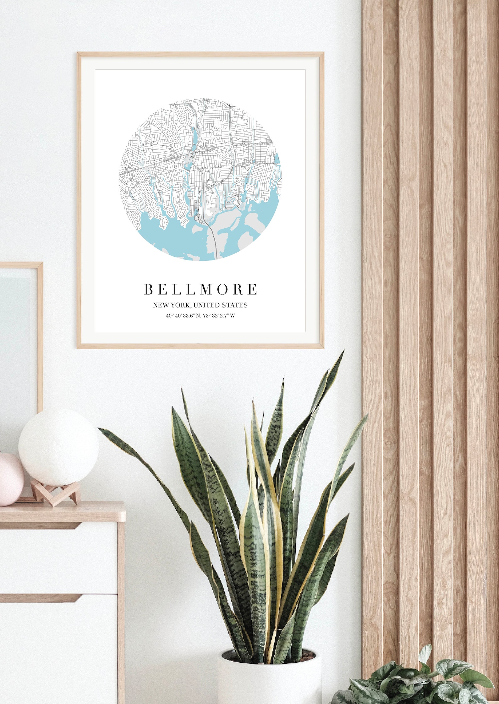 Map of Bellmore NY Digital Download, Map of Bellmore NY, Map of North ...