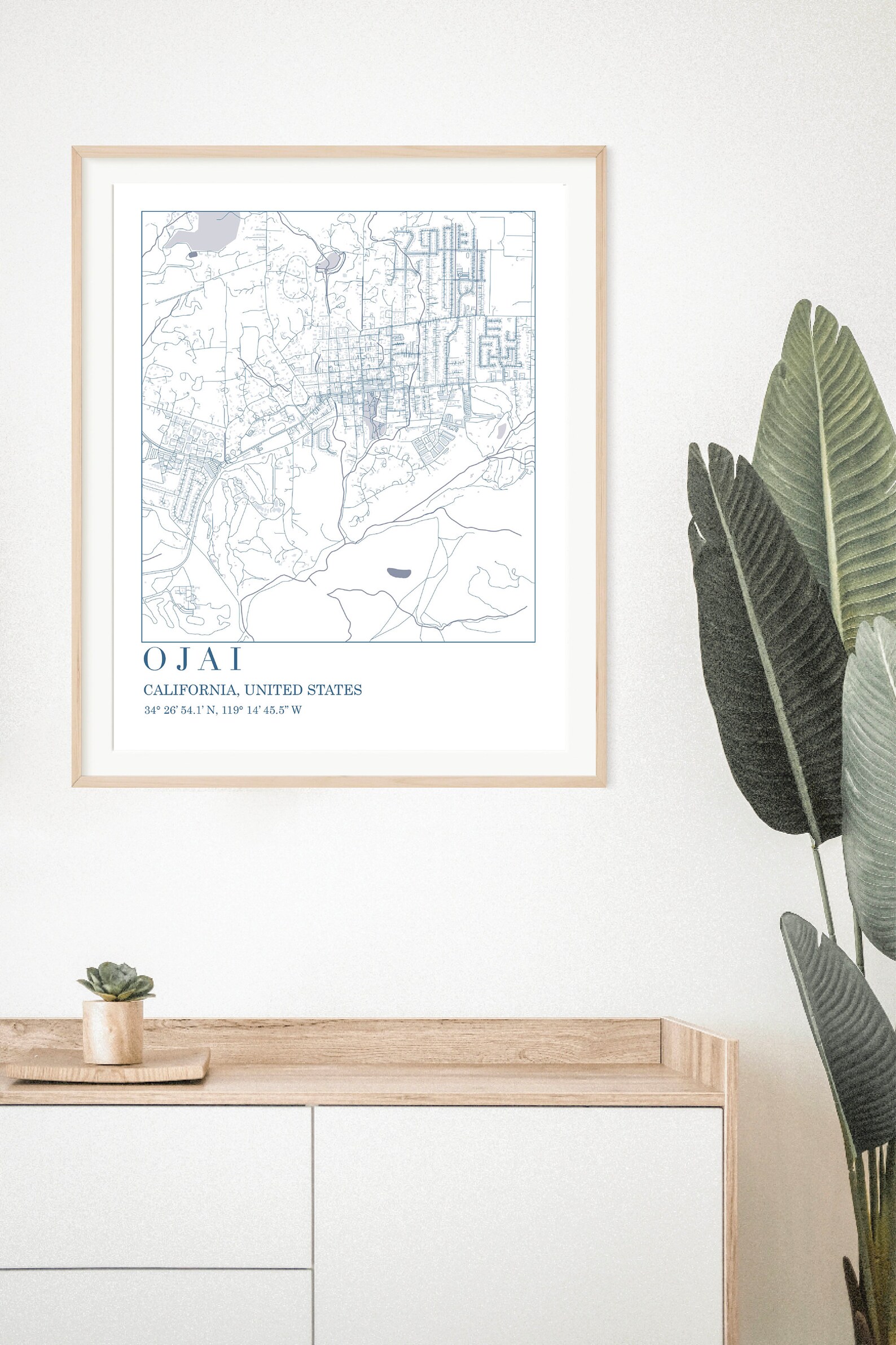 Map of Ojai California, Map of Ojai and Surrounding Area, Street Map of ...