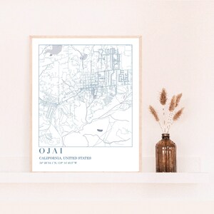 Map of Ojai California, Map of Ojai and Surrounding Area, Street Map of ...