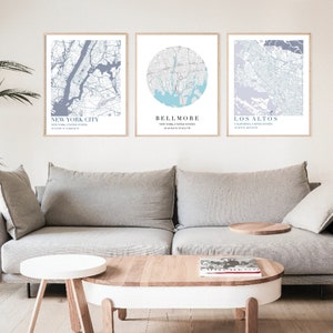 Map of Bellmore NY Digital Download, Map of Bellmore NY, Map of North ...