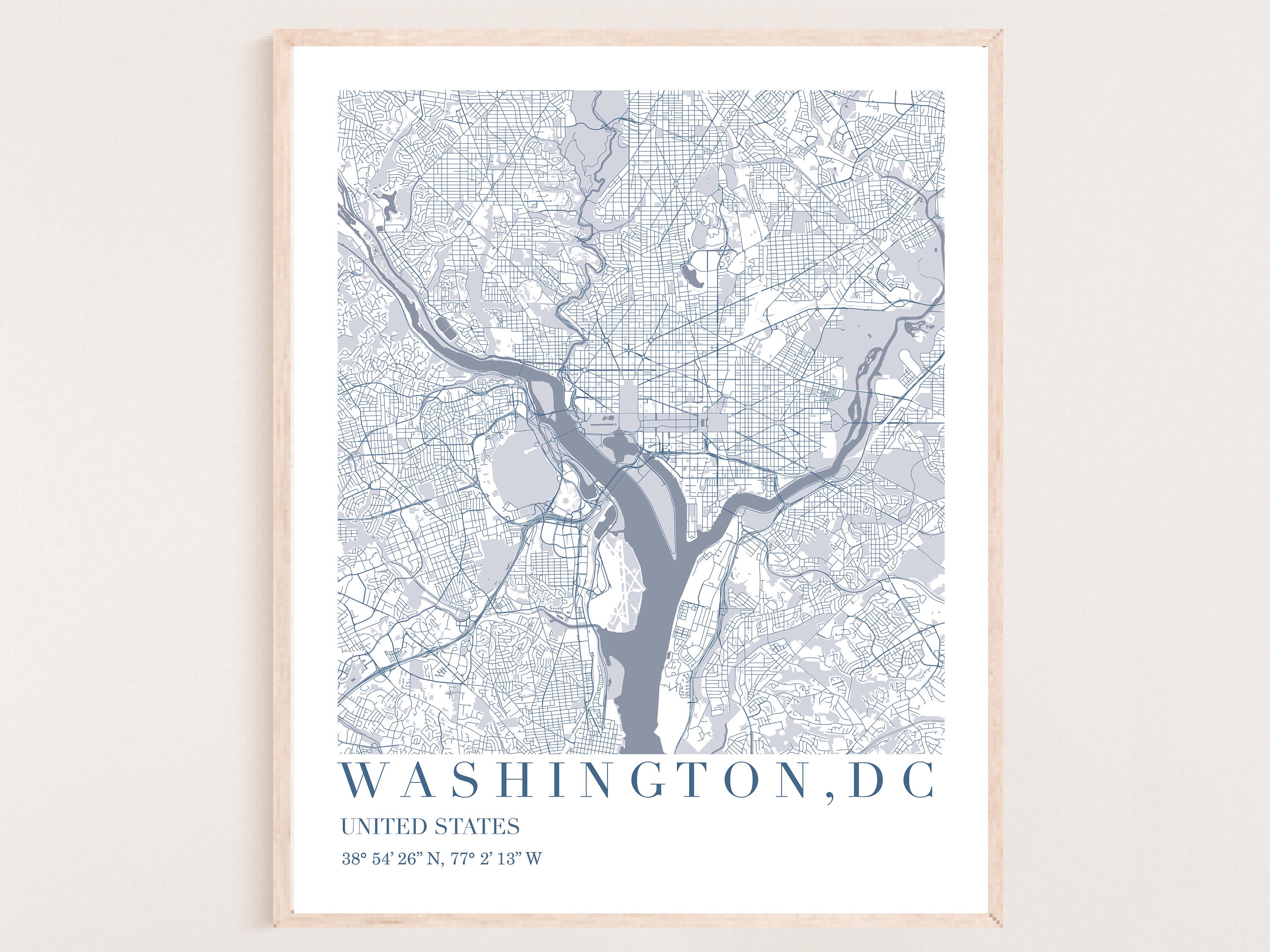 Washington DC Map DC Street Map DC Map Neighborhoods Washington Dc Map ...