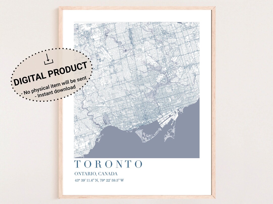 Toronto Map Download, Downtown Toronto Map, Toronto Map Pdf, Street Map ...