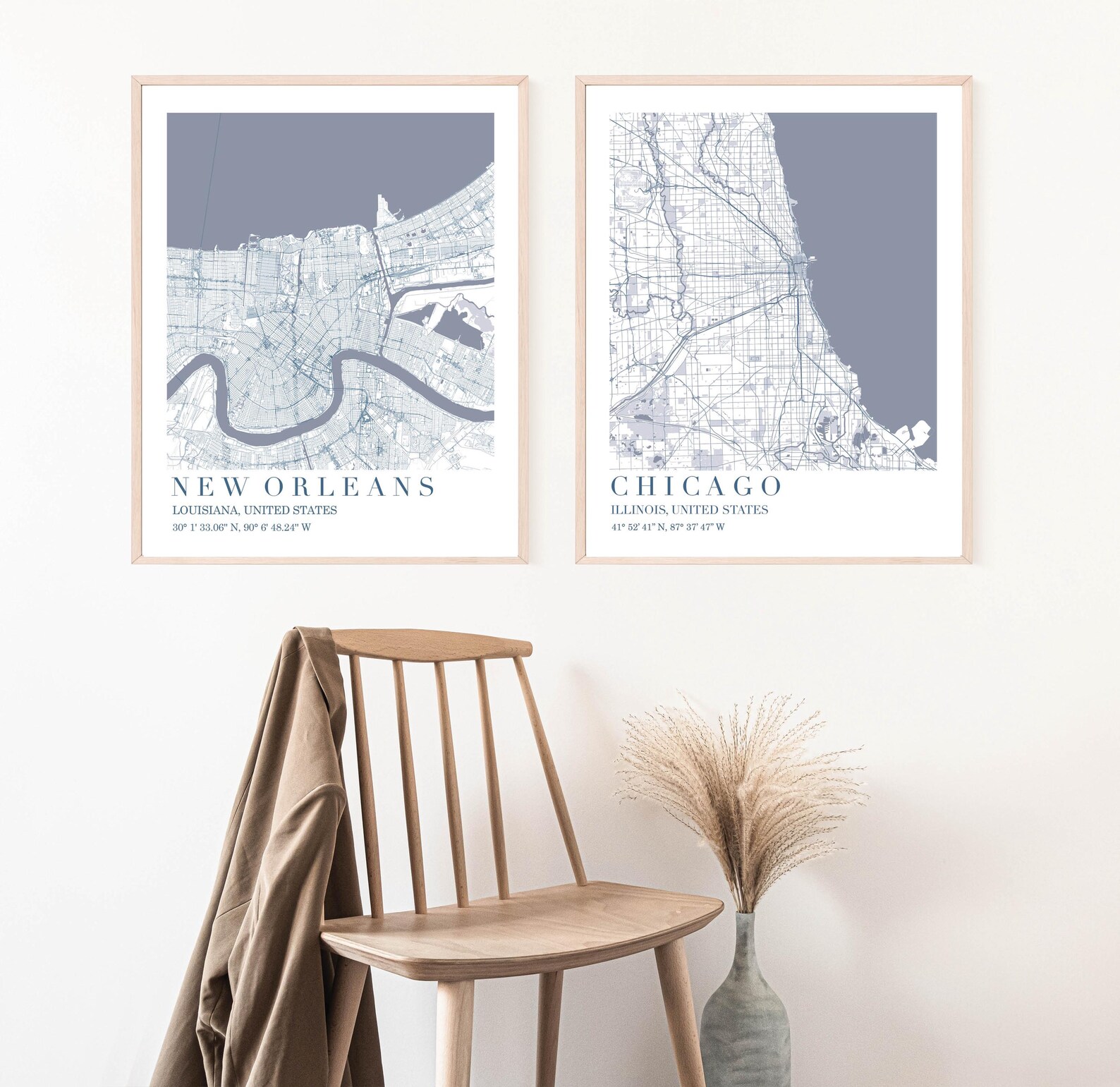 New Orleans Map, New Orleans Illustrated Map, New Orleans Art, New ...