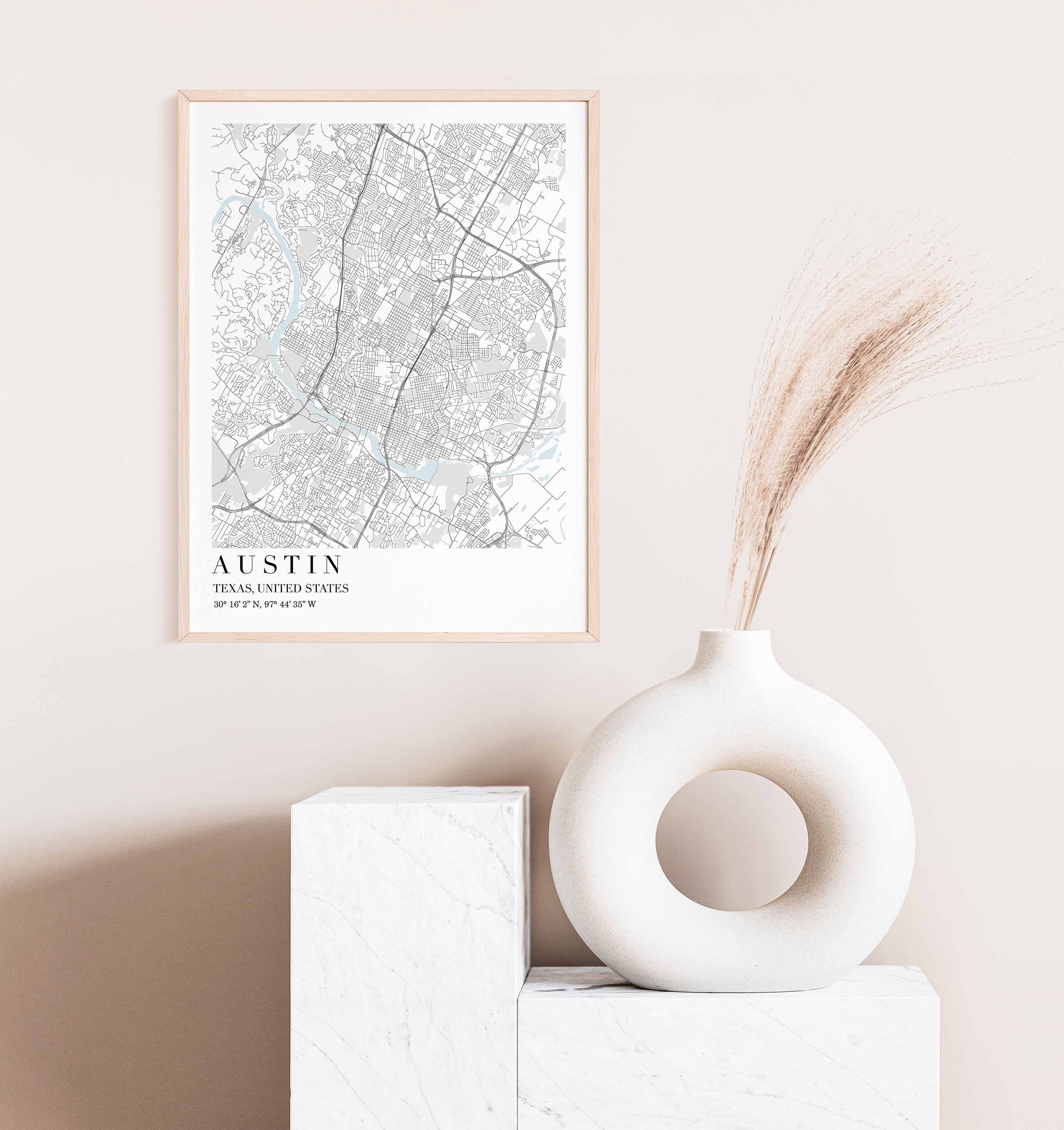 Mapa de Austin Texas / Mapa de Austin Texas / Centro de Austin Texas ...