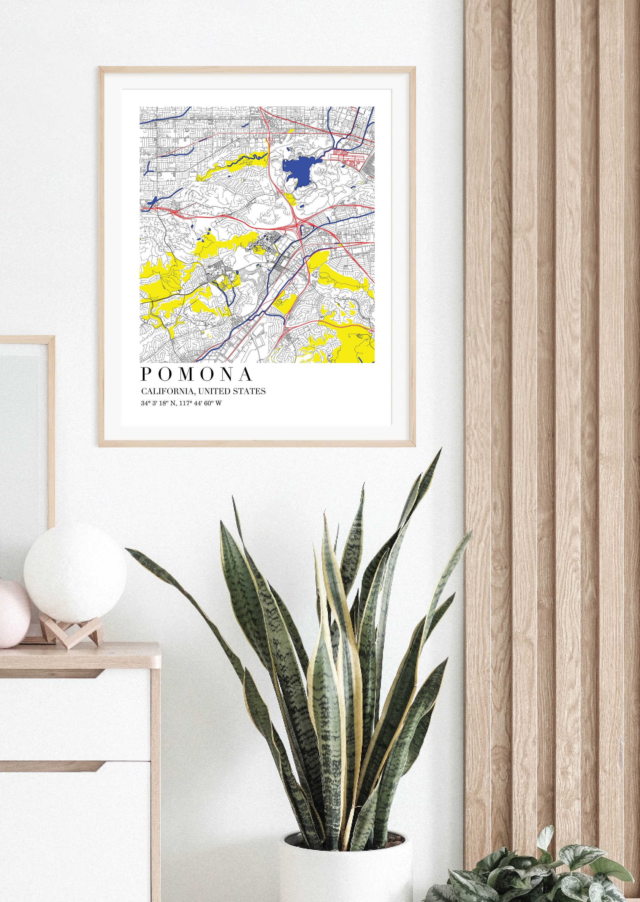 Pomona Map California, Pomona Map Pdf, Street Map of Pomona Ca, Cal ...