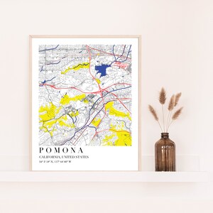 Pomona Map California, Pomona Map Pdf, Street Map of Pomona Ca, Cal ...