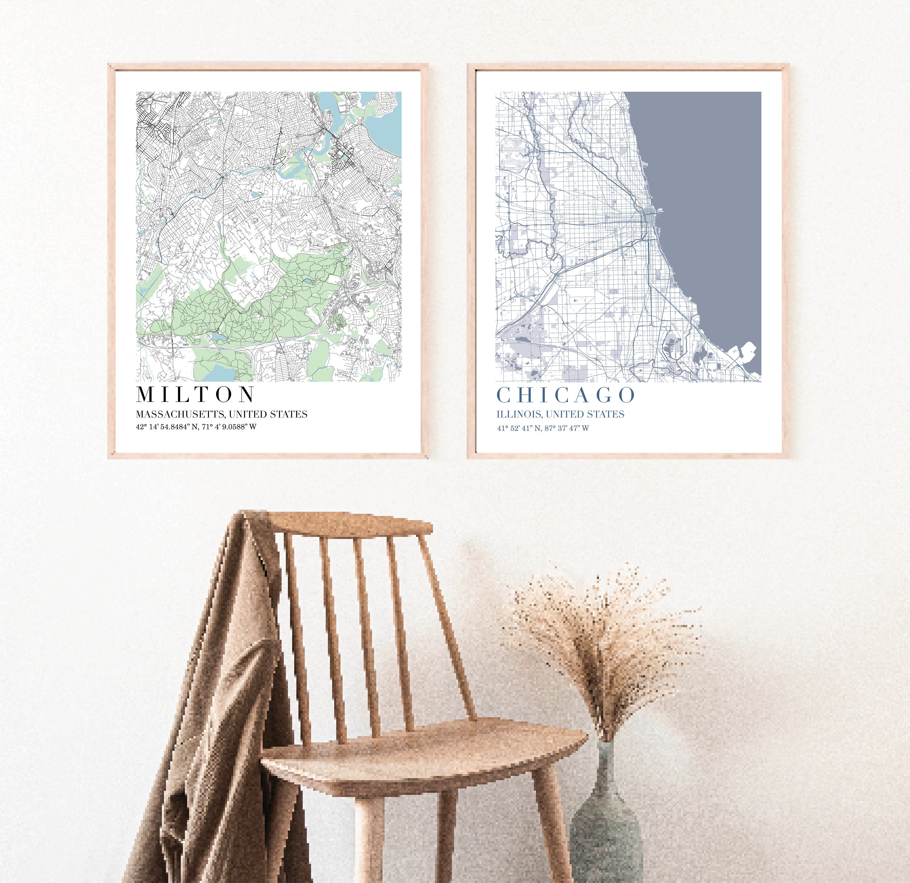 Milton MA Map Digital Download, Map of Milton Map, Map of Milton ...