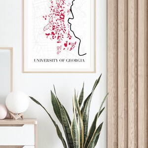 UGA Campus Art, University of Georgia Download, UGA Dorm Decor, UGA ...