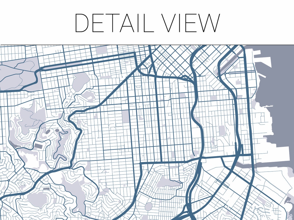 San Francisco Printable Map | Map San Francisco | Map San Francisco Map ...