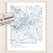 Map of Manchester City Centre to Print Pdf, Printable Map of Manchester ...
