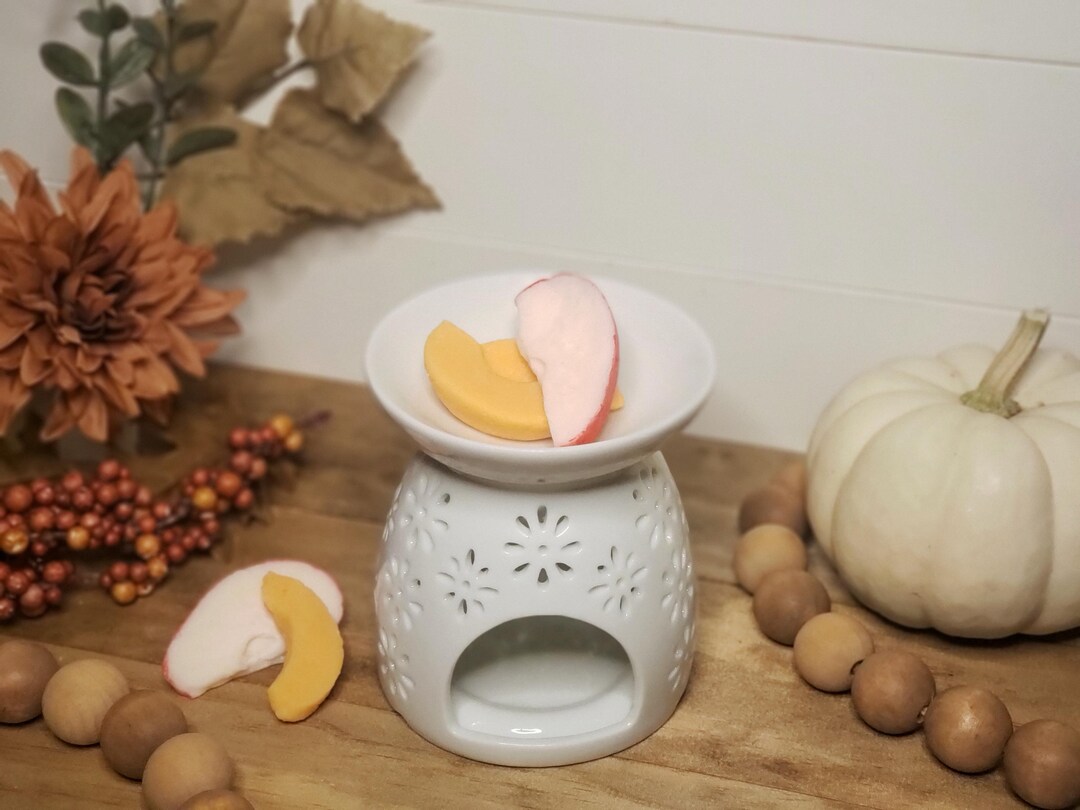 Spiced Apple and Peaches Wax Melts | Shaped Realistic Wax Melts | Fall ...