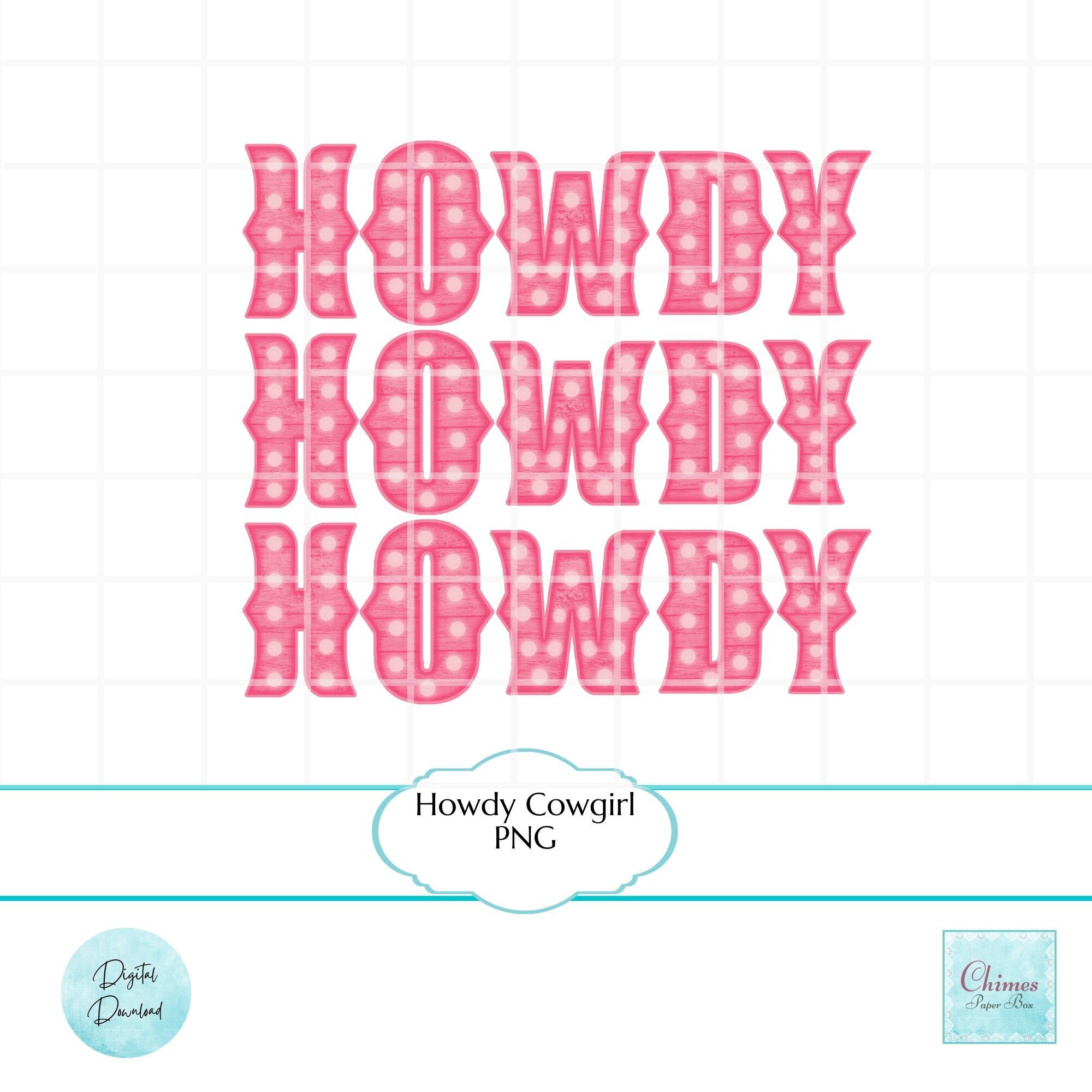 Pink Western Howdy Cowgirl SVG PNG Sublimation, Cute Western Design ...