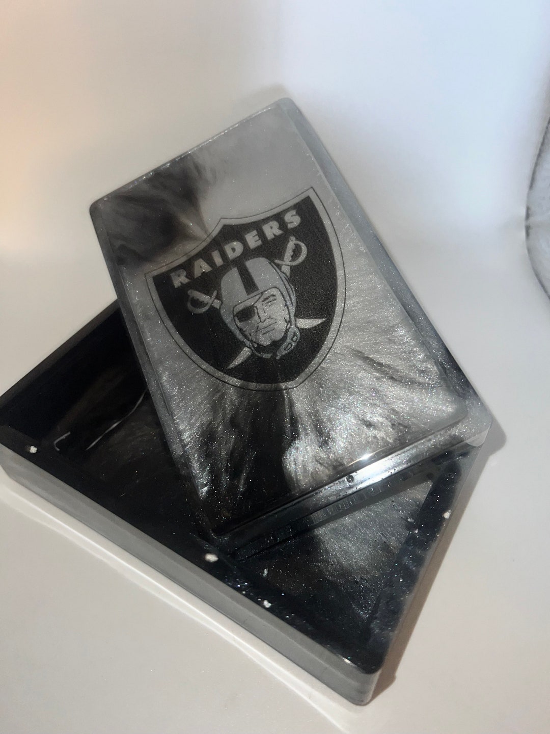 Las Vegas Raiders Football Team Storage Box/ Trinket Box. - Etsy