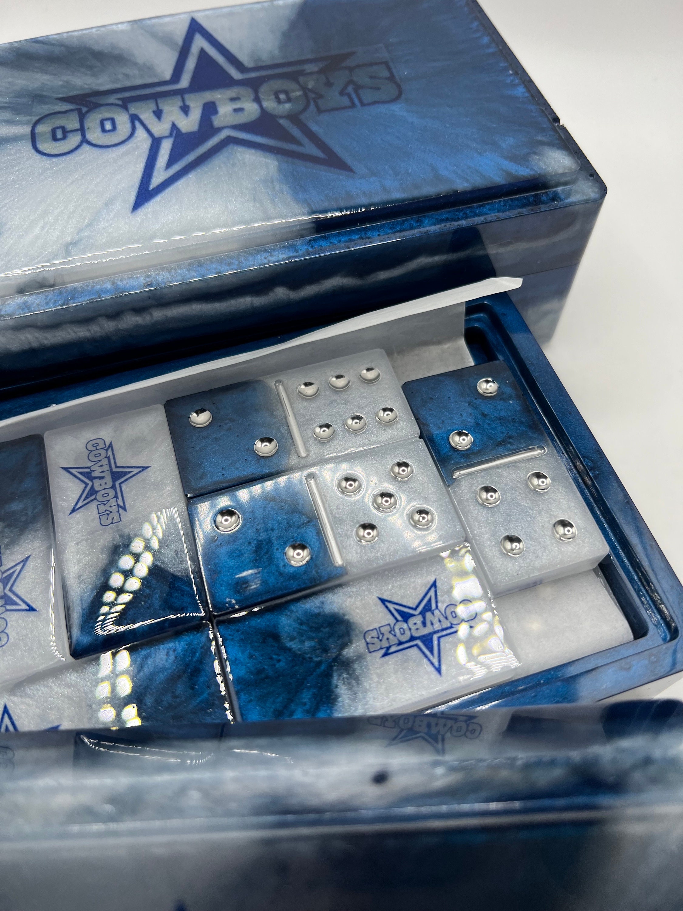 Americas Team Dallas Cowboys Football Team Dominoes Set W/ - Etsy