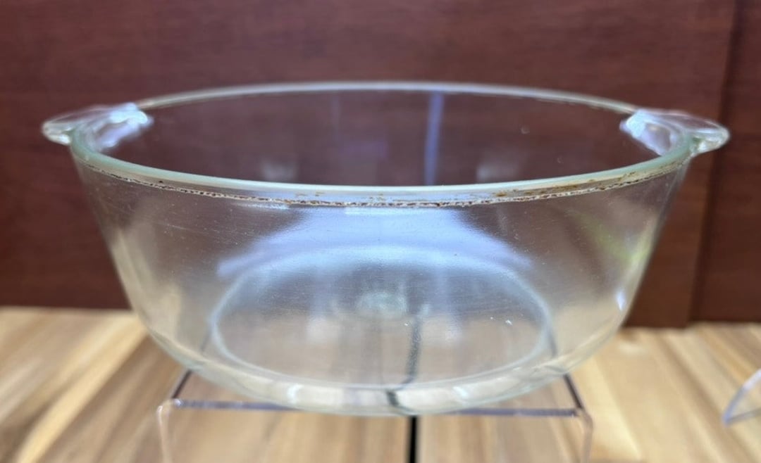 Vintage Pyrex Clear Glass Bowl Casserole 023 623 B Prep Storage Baking ...