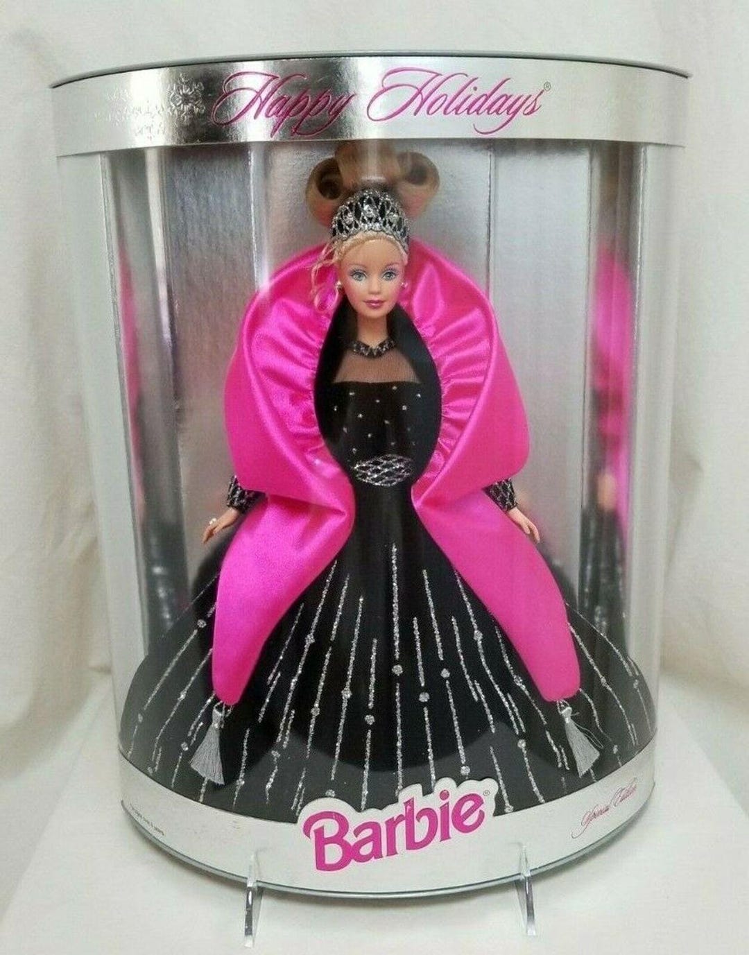 Vintage 98 Barbie Doll SPECIAL EDITION Rare 20200 Pink Black Silver ...