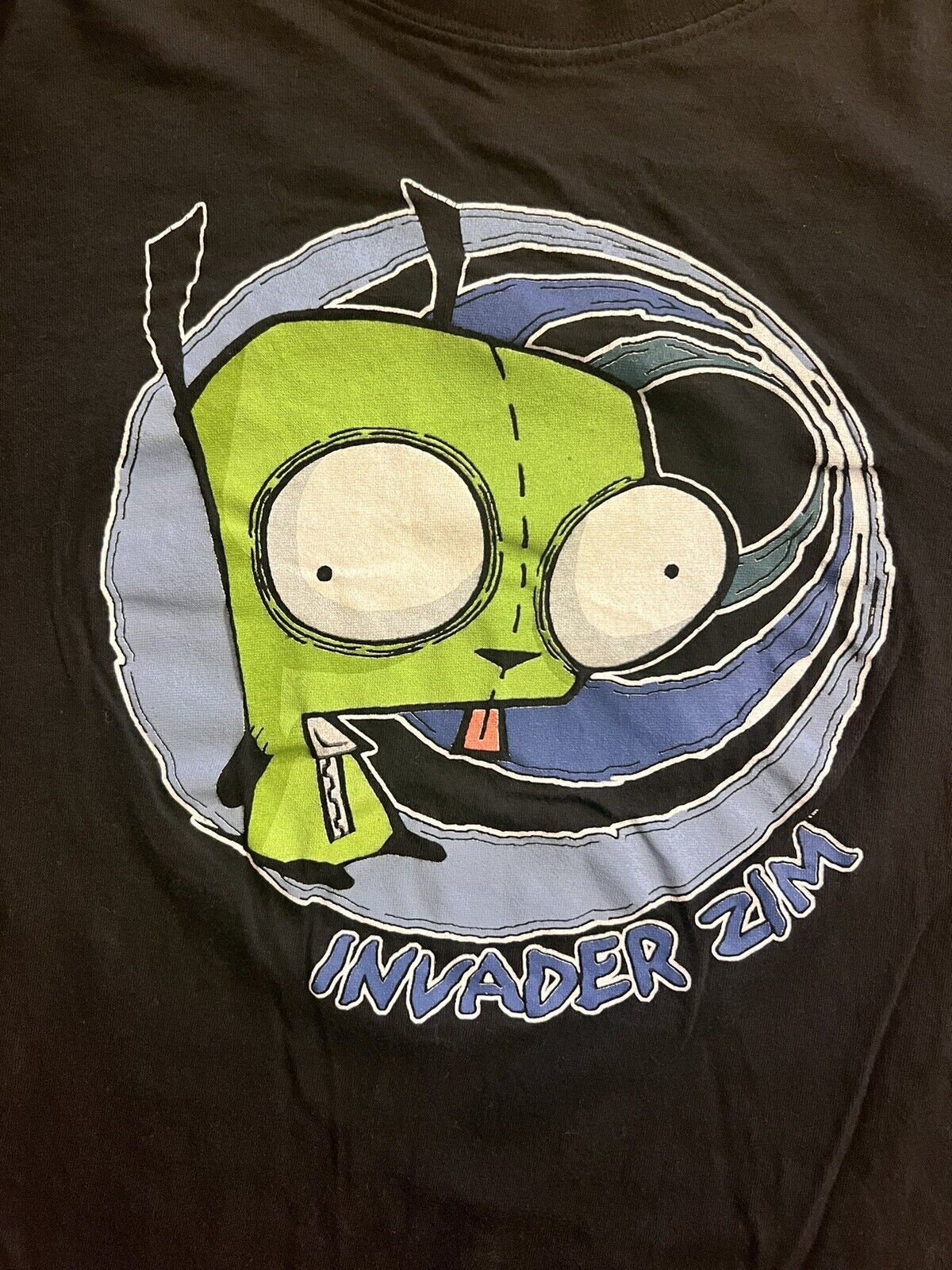 VTG 2004 Nickelodeon Invader Zim GIR Dog Graphic T-shirt Short Sleeve ...