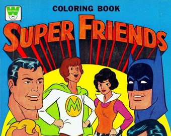 Superfriends Wonder Twins Coloring Pages