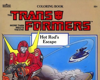 transformers movie coloring book