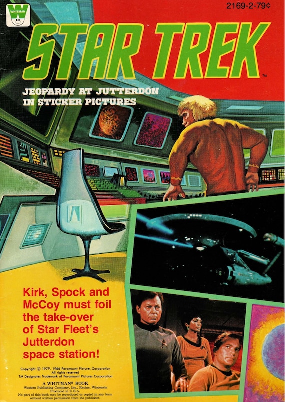 Star Trek Jeopardy at Jutterdon Coloring Book 1979 PDF | Etsy