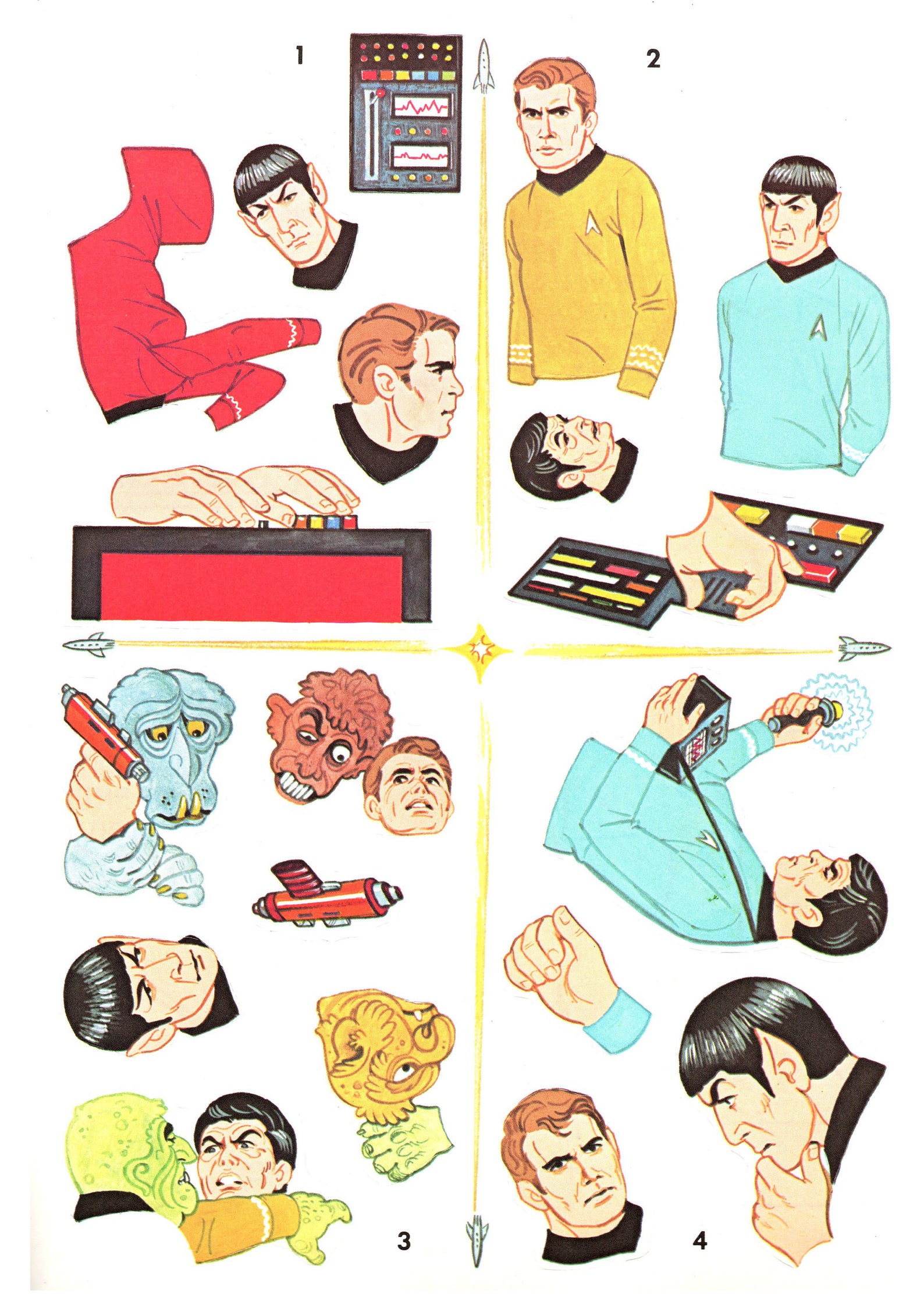 Star Trek Jeopardy at Jutterdon Coloring Book 1979 PDF DIGIFILE - Etsy