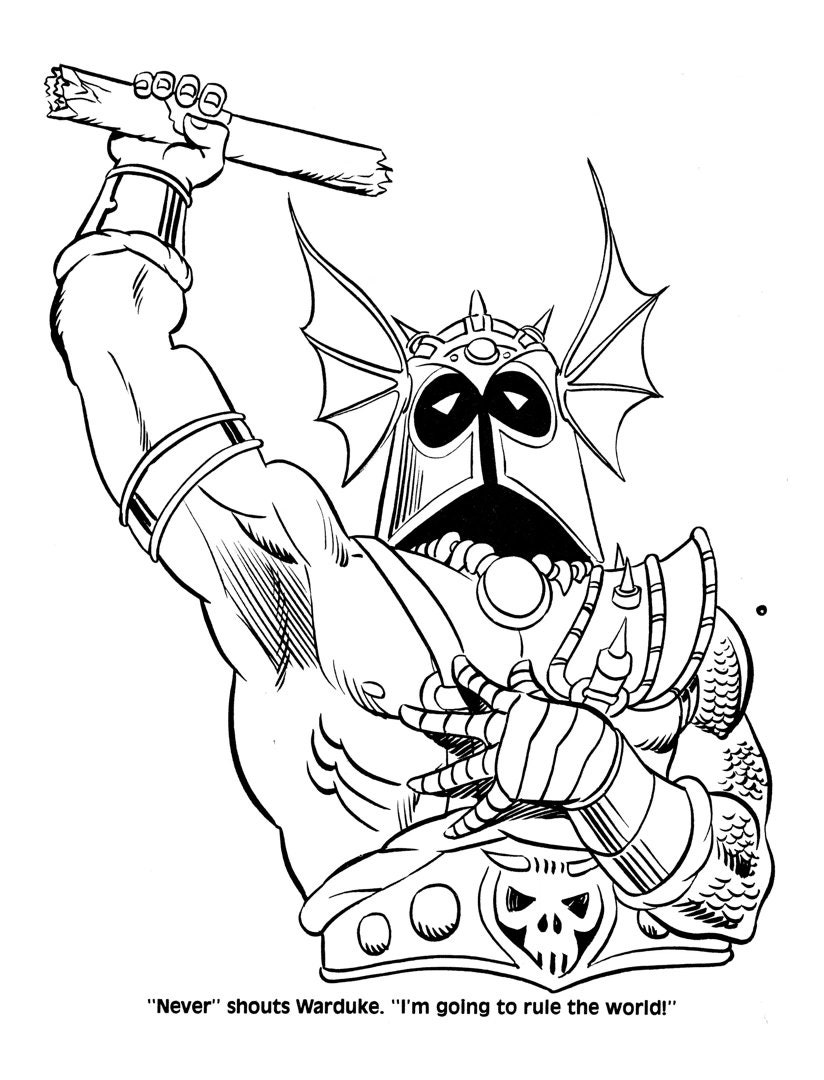 Advanced Dungeons and Dragons the Crown of Rulership Coloring Book 1985 ...