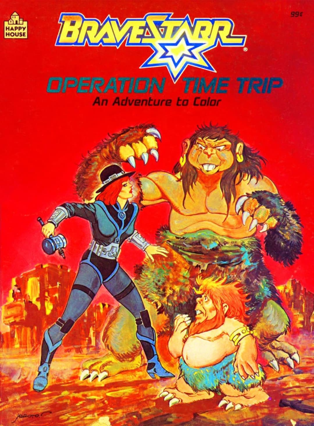 Bravestarr Operation Time Trip Coloring Book 1987 PDF DIGIFILE - Etsy