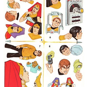 Star Trek Jeopardy at Jutterdon Coloring Book 1979 PDF DIGIFILE - Etsy