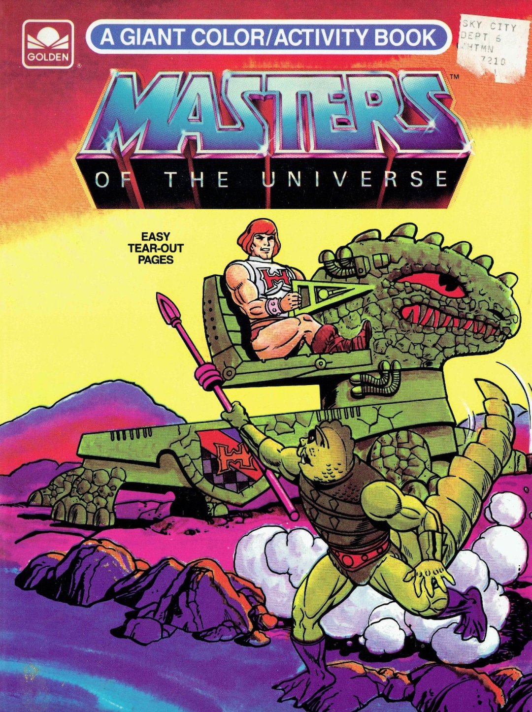 Masters of the Universe A Giant Coloring Activity Book 1984 PDF ...