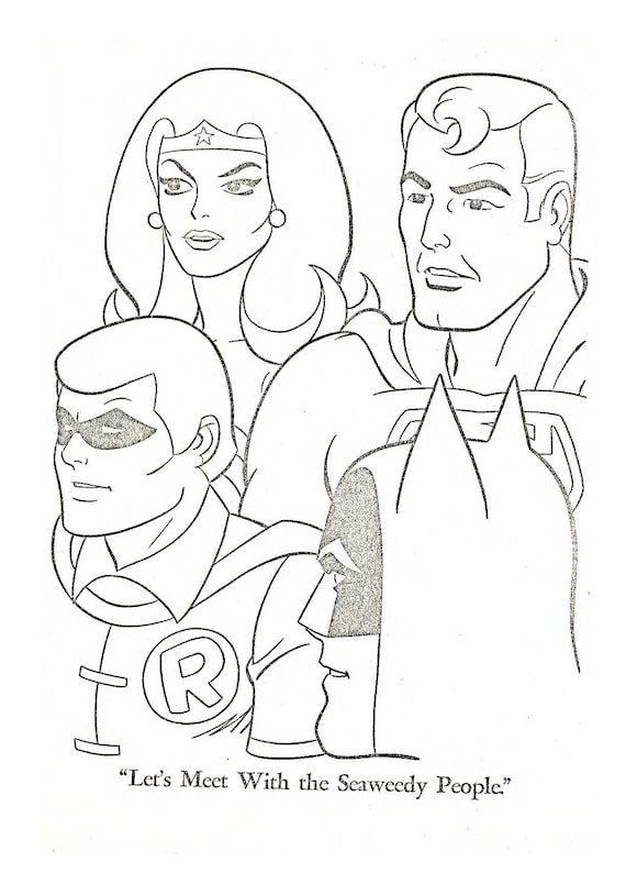 Superfriends Wonder Twins Coloring Pages
