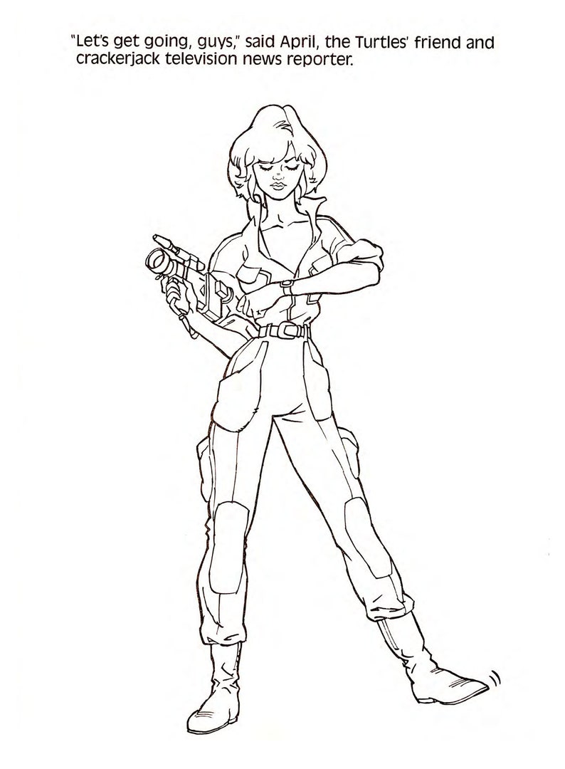 TMNT Mutant Madness Coloring Book 1988 PDF DIGIFILE - Etsy