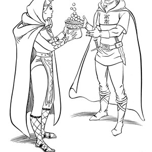 Advanced Dungeons and Dragons the Crown of Rulership Coloring - Etsy