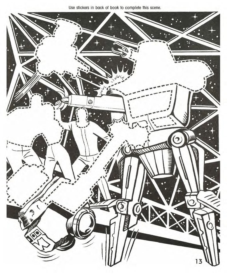 The Black Hole Sticker Activity Book 1979 PDF DIGIFILE - Etsy