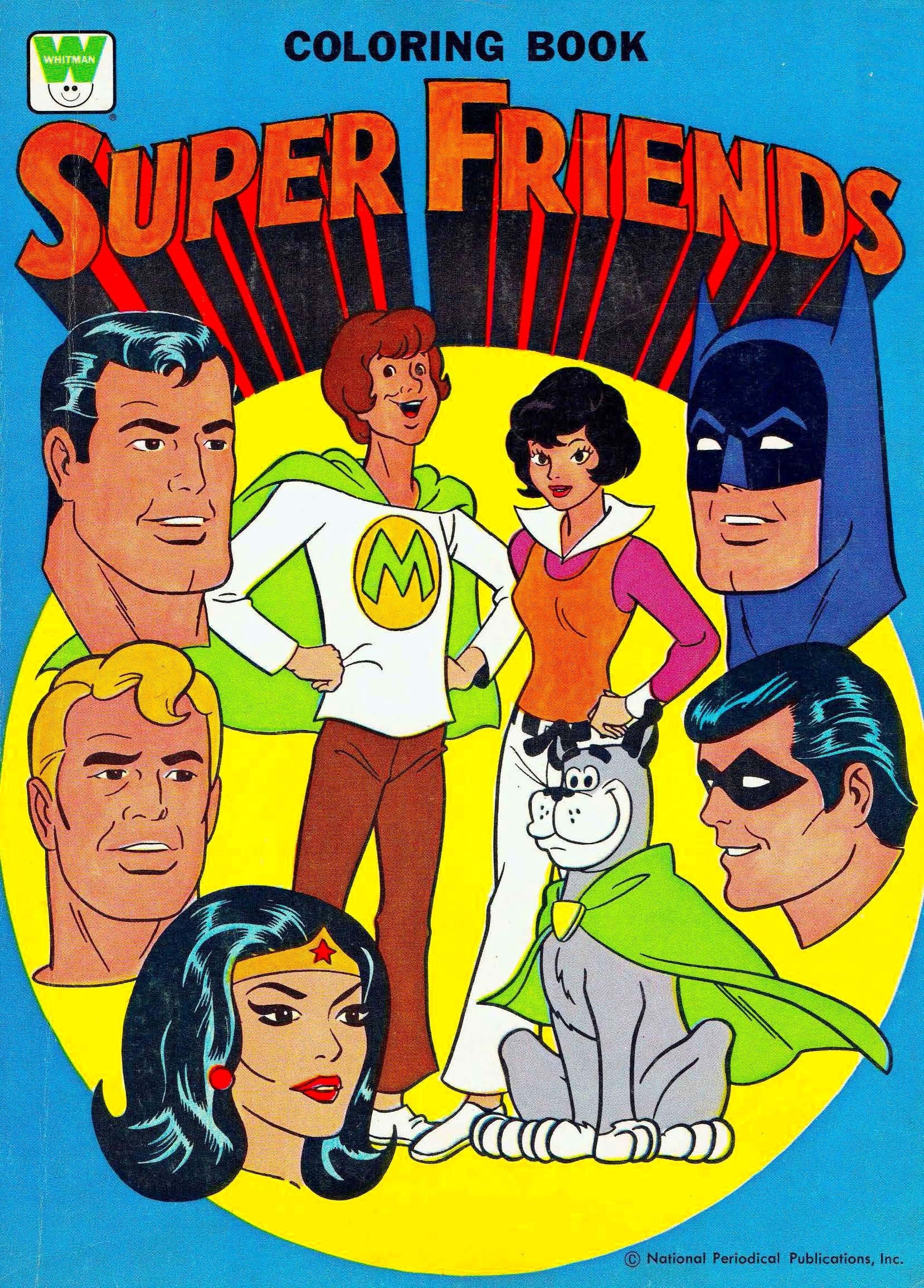 Superfriends Wonder Twins Coloring Pages