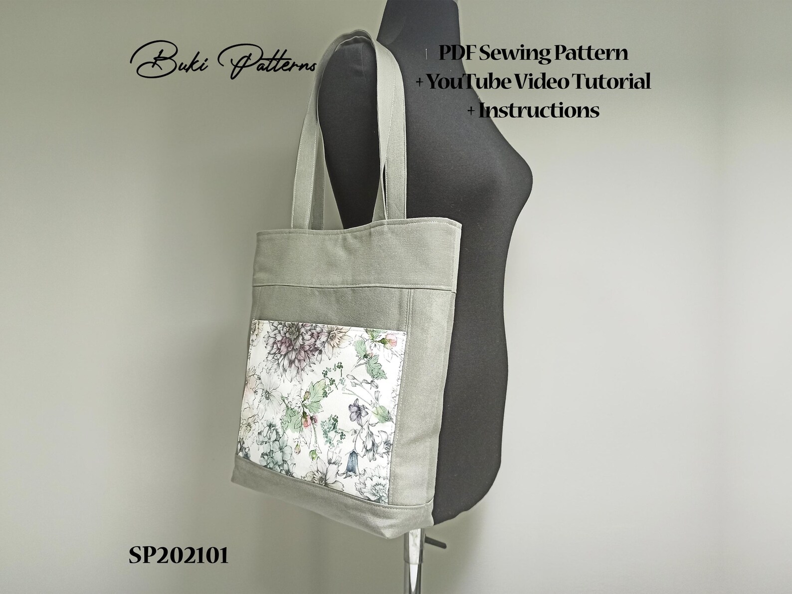 Shoulder Bag PDF Sewing Pattern: Easy Satchel Design (A1, A4, Letter ...