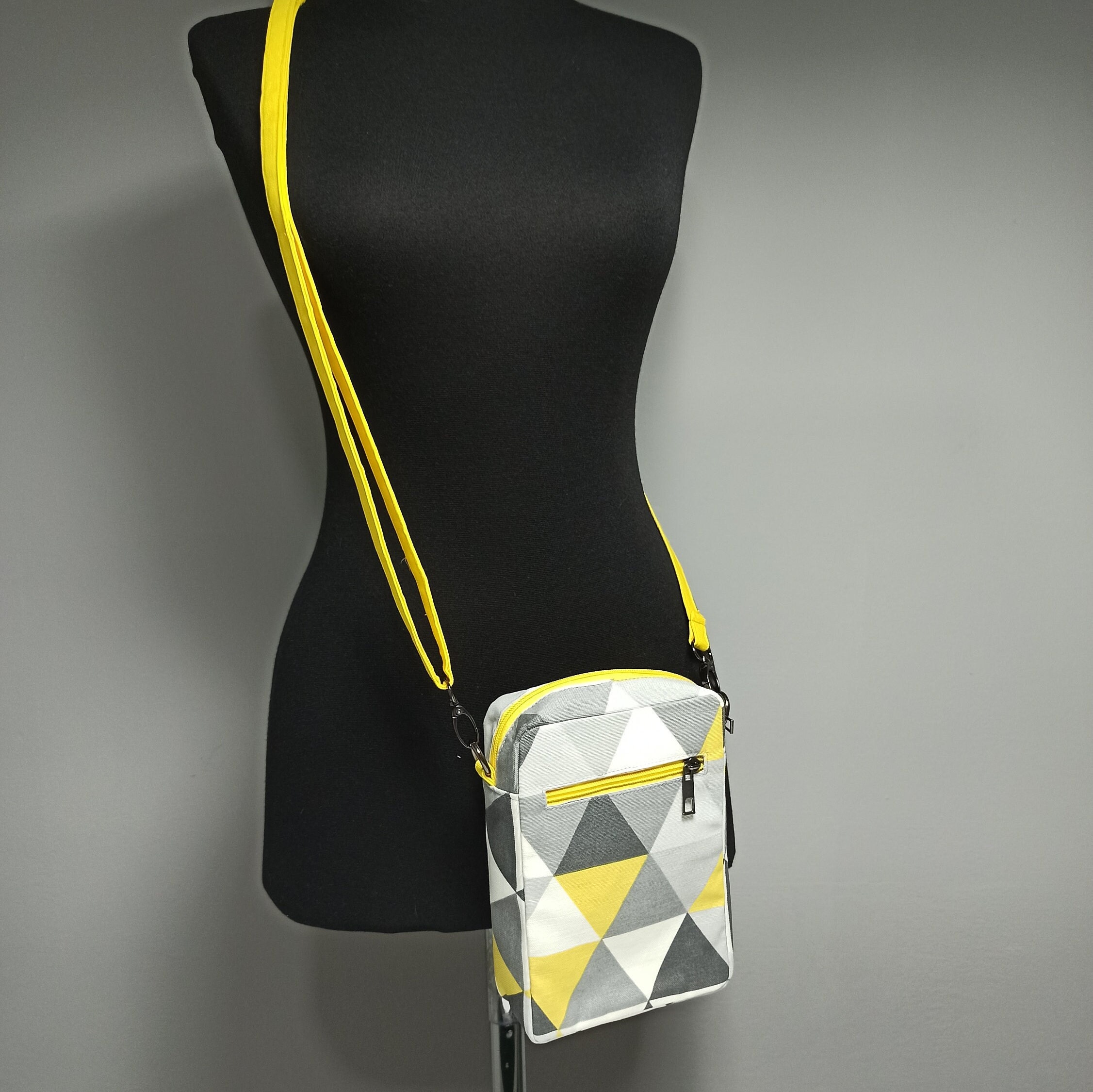 Crossbody Bag PDF Sewing Pattern, Multi-pocket Fabric Bag, Video ...
