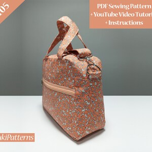 Boston Bag PDF Sewing Pattern With Youtube Video Tutorial | Etsy