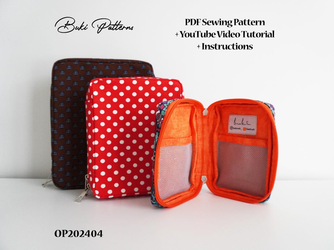 Organizer Bag Sewing Pattern: 3 Sizes, Travel First Aid (PDF Pattern ...